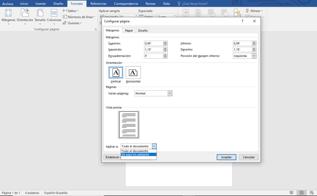 Cómo Poner Hojas Horizontales y Verticales en Word - Así de Fácil