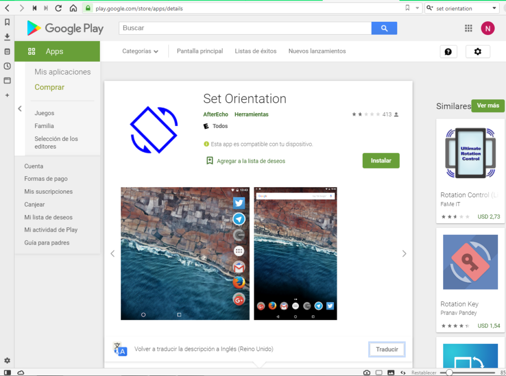 Cómo Forzar la Orientación Vertical y Horizontal en la Pantalla de tu ...