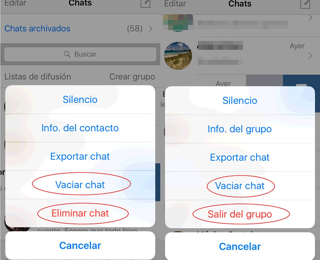 Cómo Archivar y Desarchivar o Borrar los Chats de Whatsapp en iPhone | Mira Cómo Se Hace