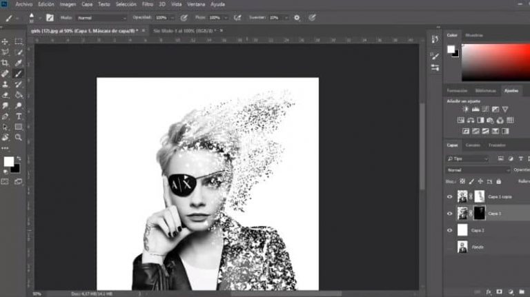 Cómo Hacer el Efecto de Dispersión de Partículas en Adobe Photoshop ...