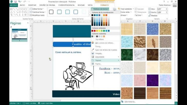 Cómo Editar la Combinación de Colores y Fuentes de una Publicación en ...