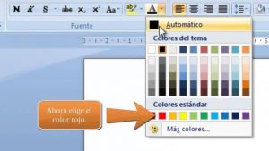 Cómo Cambiar Color al Texto de un Documento Word con la Paleta de ...