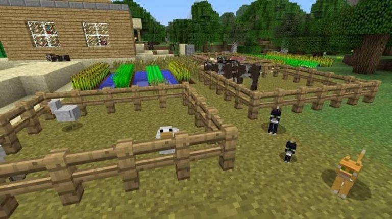 ¿Cómo Hacer una Granja de Animales en Minecraft? - Crafteo en la Granja ...