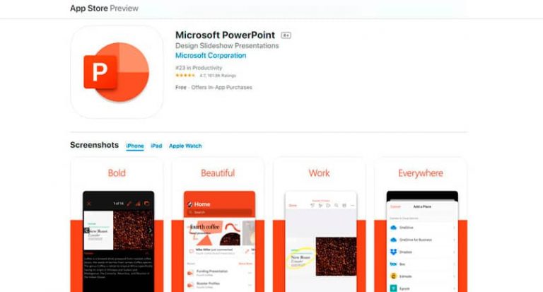 Accessing The Free Online Version Of Microsoft Powerpoint