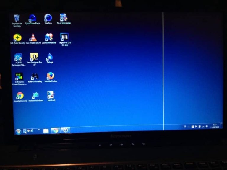 ¿Cómo quitar una línea horizontal o vertical de la pantalla de mi ...